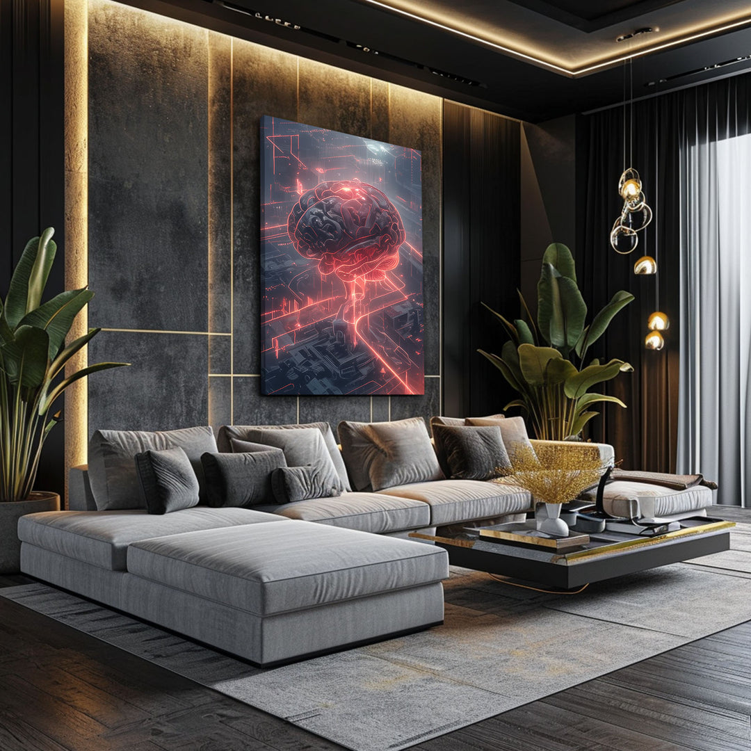 Loading image: Neural Circuit Cyberpunk Art | CYBER TECHWEAR®
