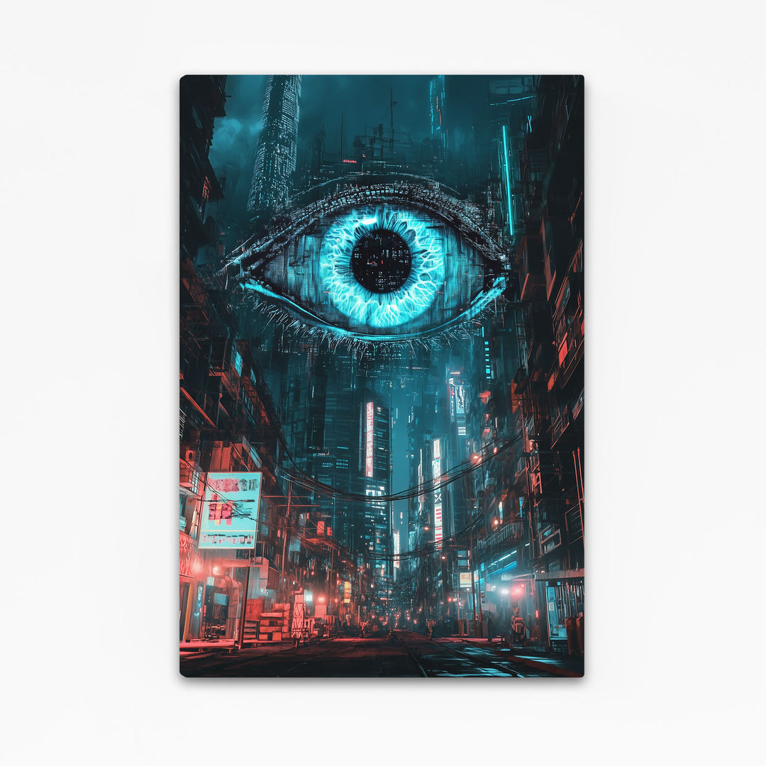 Home Omniscient Eye Cyberpunk Art