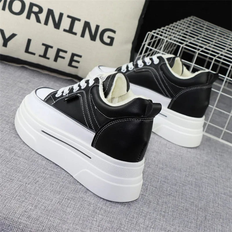 Platform Black Sneakers Womens | CYBER TECHWEAR®