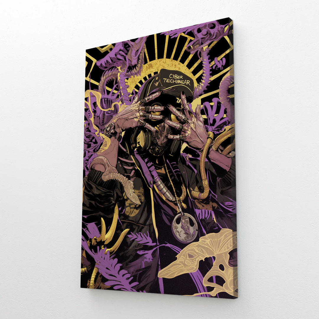 Loading image: Psychedelic Cyberpunk Art | CYBER TECHWEAR®