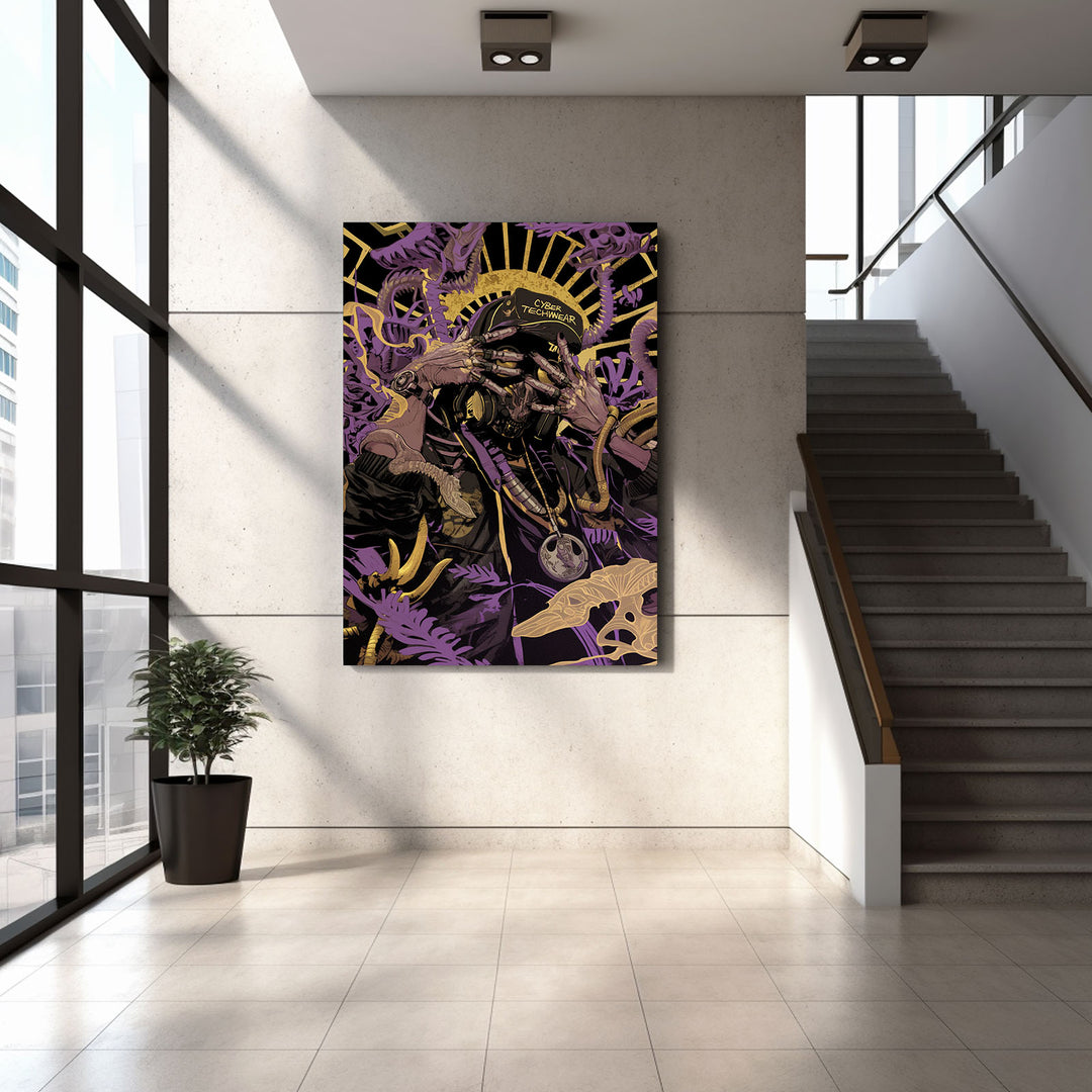 Loading image: Psychedelic Cyberpunk Art | CYBER TECHWEAR®