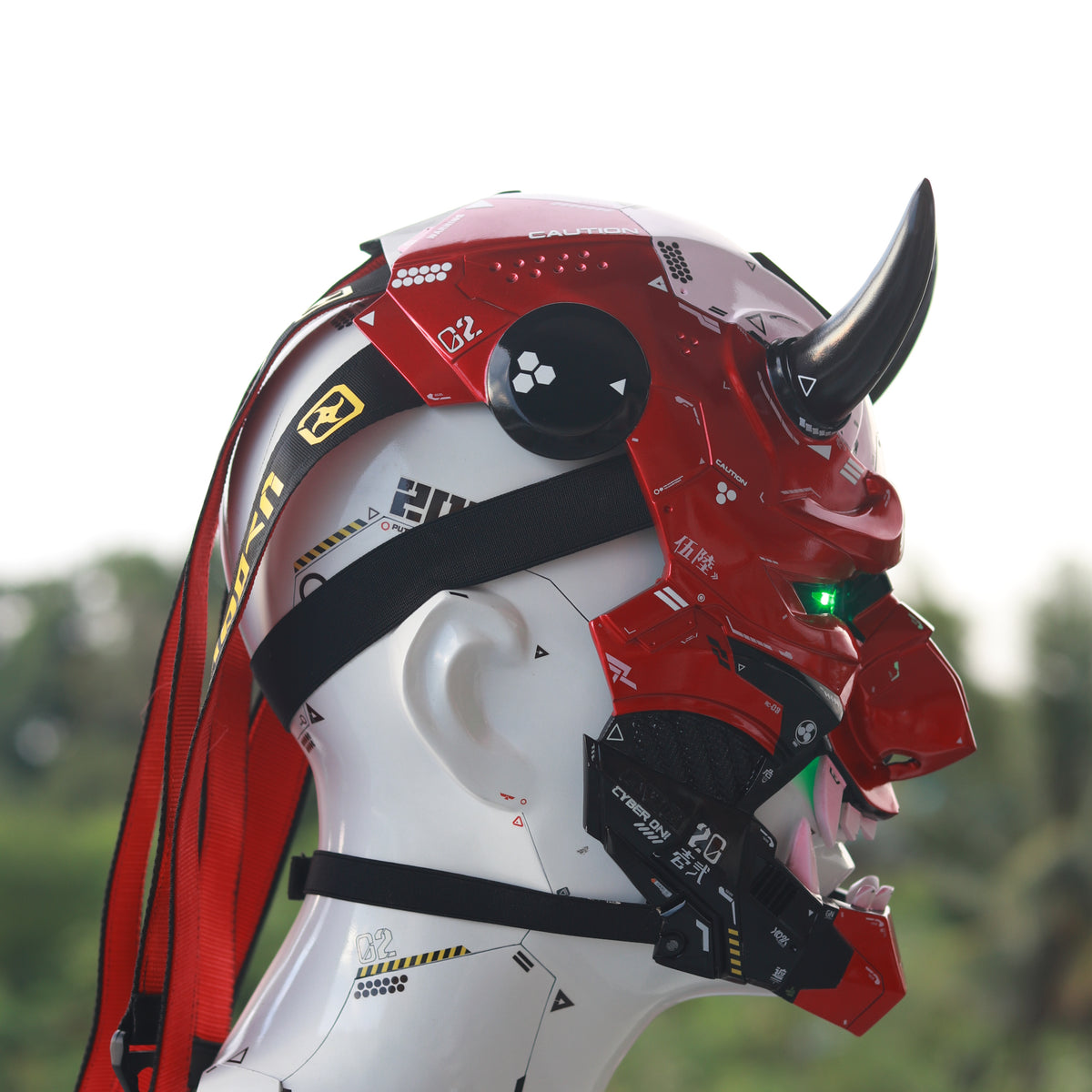 Red Oni Mask - Limited Stock | CYBER TECHWEAR®