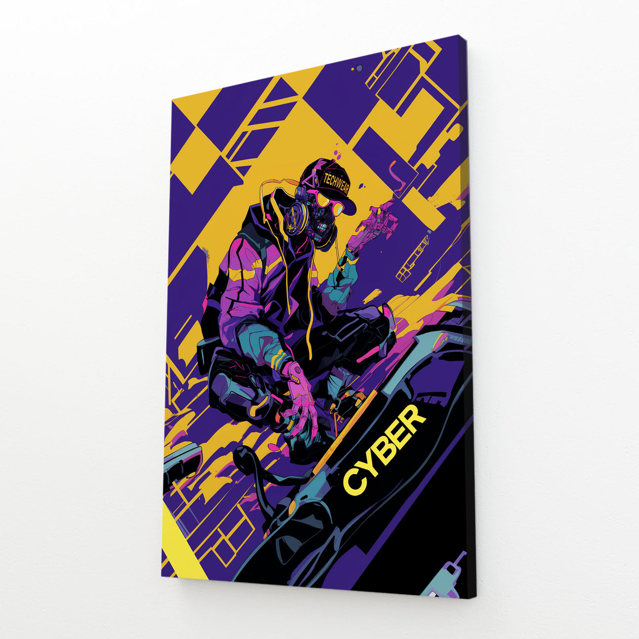 Loading image: Rider Cyberpunk Art | CYBER TECHWEAR®