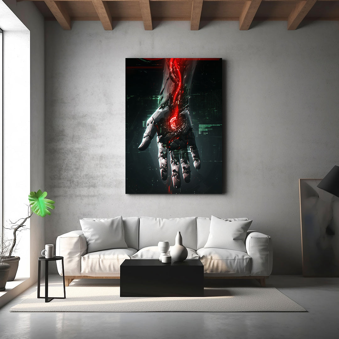 Loading image: Robotic Hand Cyberpunk Art | CYBER TECHWEAR®