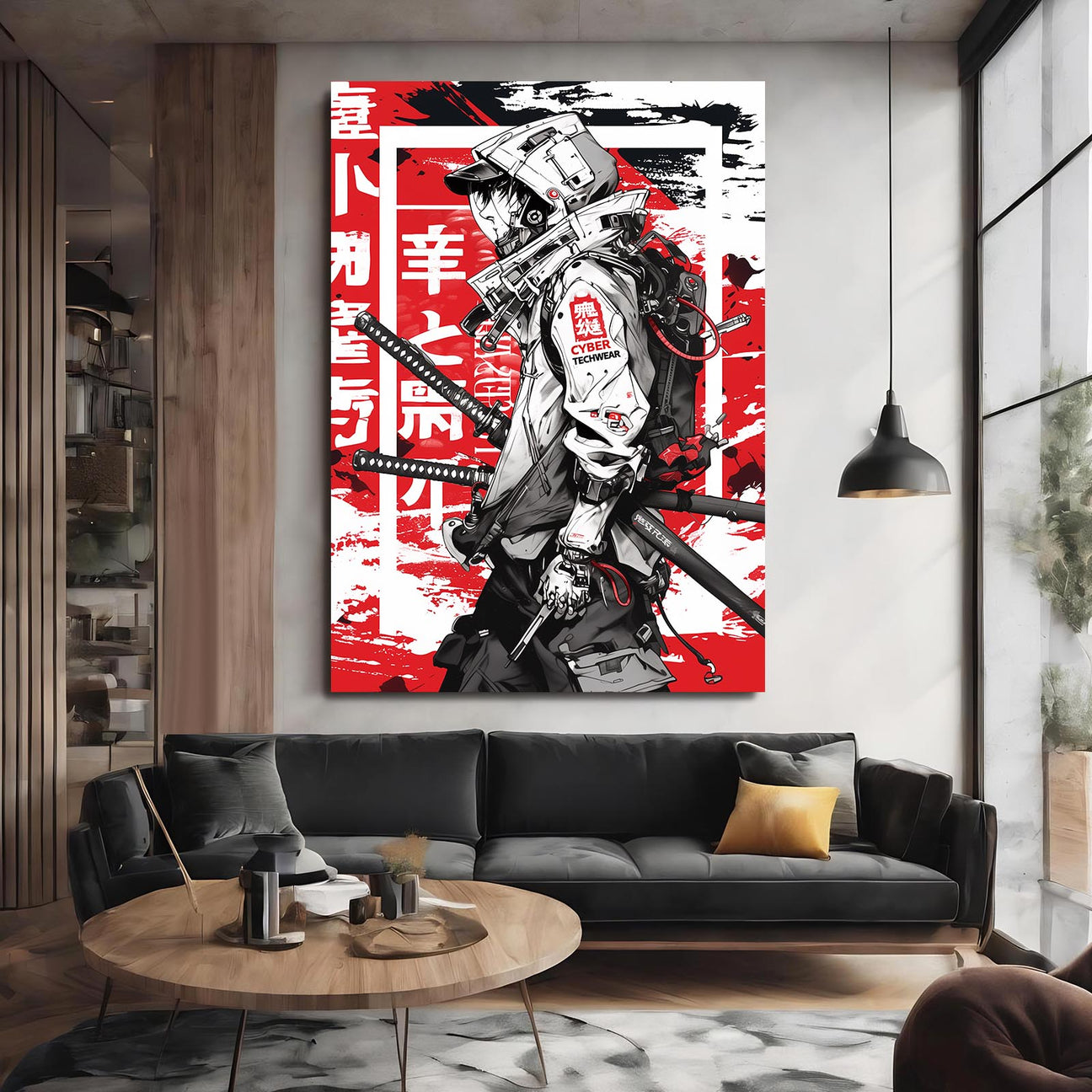 Loading image: Ronin Rebel Cyberpunk Art | CYBER TECHWEAR®