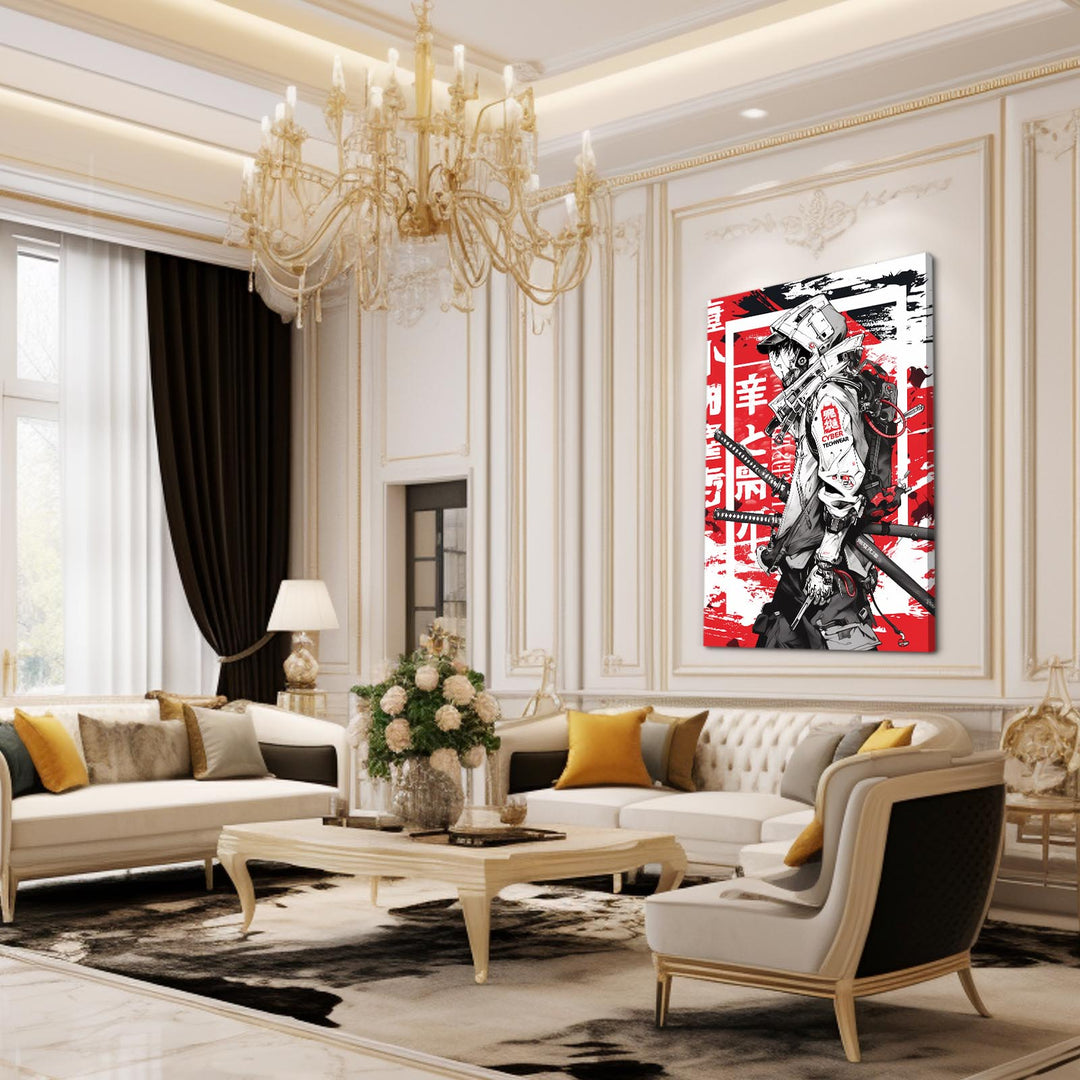 Ronin Rebel Cyberpunk Art