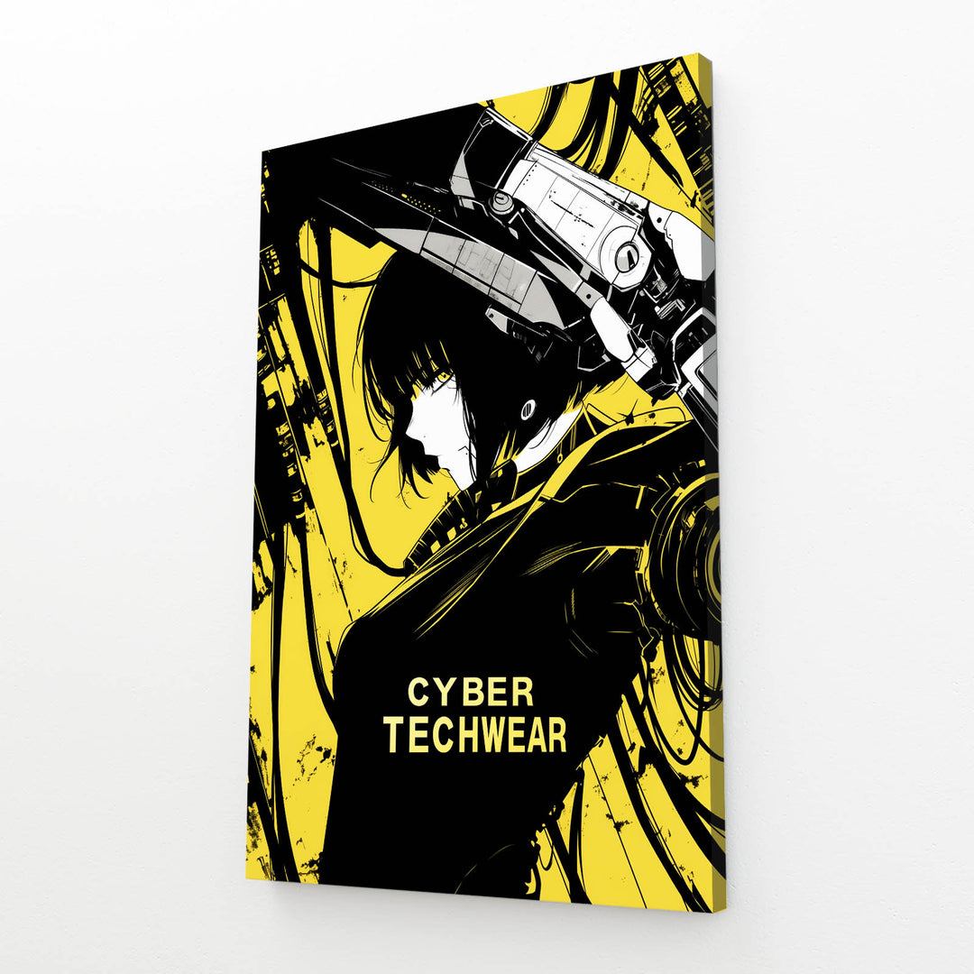Loading image: Shadow Enforcer Cyberpunk Art | CYBER TECHWEAR®