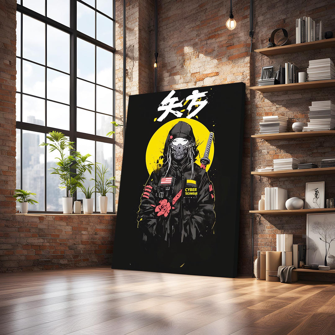 Shadow Ronin Cyberpunk Art