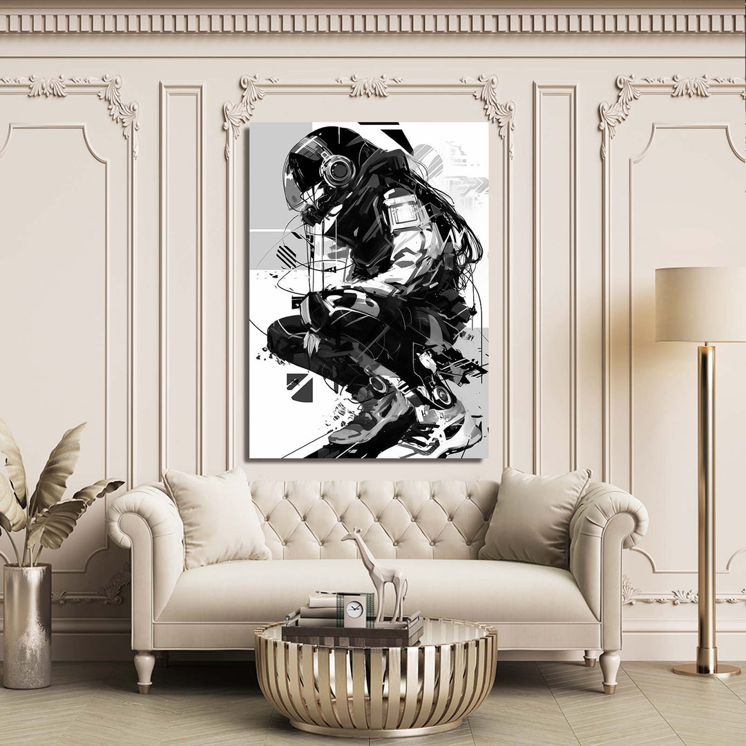 Loading image: Shadow Runner Cyberpunk Art | CYBER TECHWEAR®