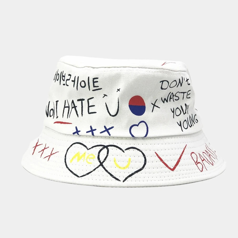 Smiling Face Bucket Hats | CYBER TECHWEAR®