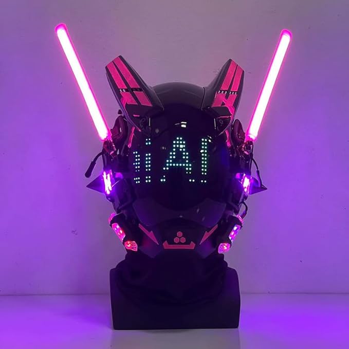 Tech Cosplay Cyberpunk Helmet – CYBER TECHWEAR