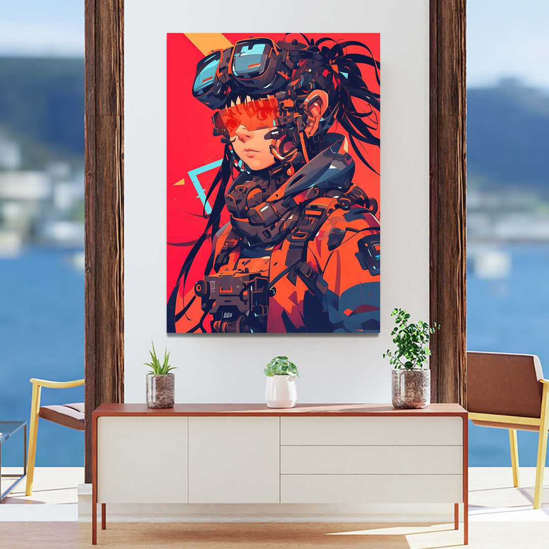 Loading image: Tech Gaze Cyberpunk Art | CYBER TECHWEAR®