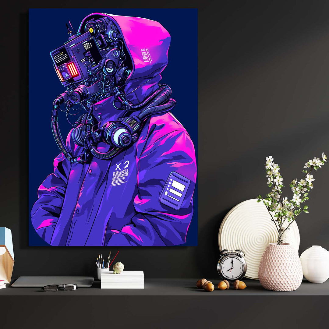 Loading image: Techno Visionary Cyberpunk Art | CYBER TECHWEAR®