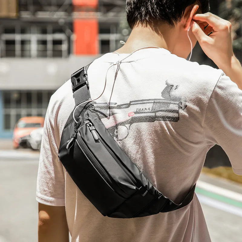 Waterproof diagonal Crossbody Sling Bag | CYBER TECHWEAR®