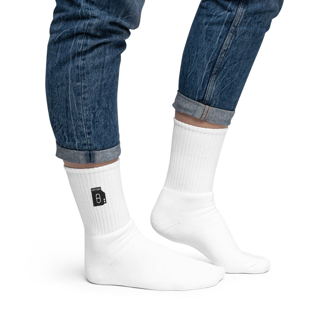 Loading image: White Socks High