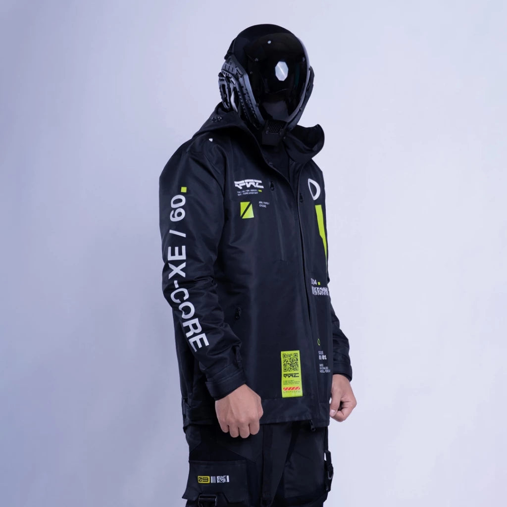 Windproof Techwear Parka Jacket – CYBER TECHWEAR