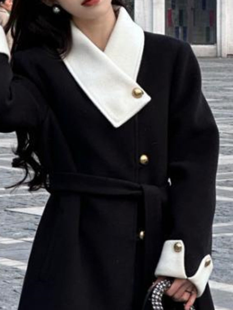 Woolen Spring Jacket Women Overcoat – CYBER TECHWEAR