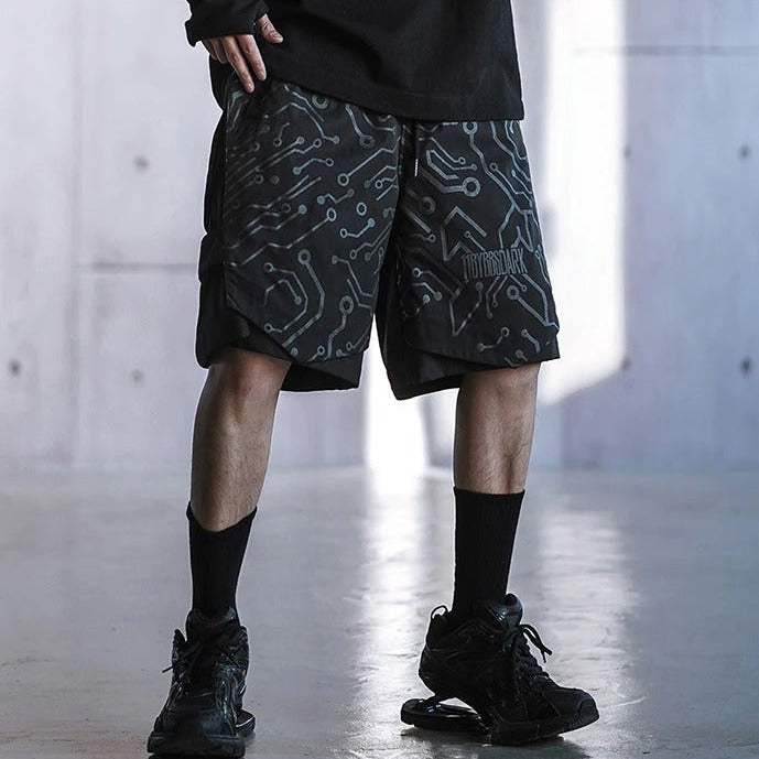 Cyberpunk Techwear Shorts | CYBER TECHWEAR®
