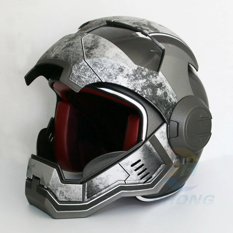 Cyberpunk Motorcycle Helmet | CYBER TECHWEAR®
