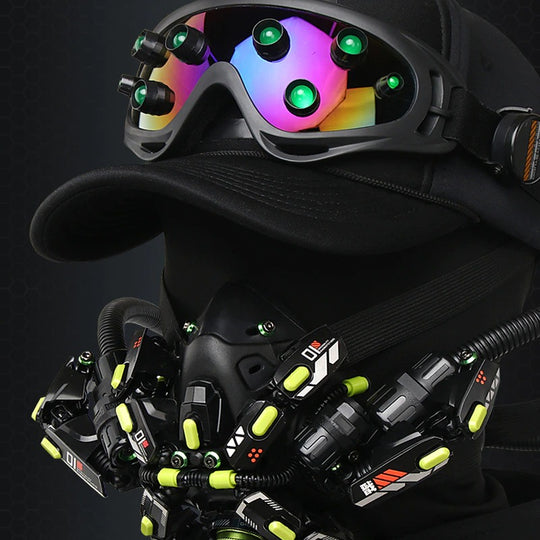 Loading image: Futuristic Cyberpunk Mask | CYBER TECHWEAR®