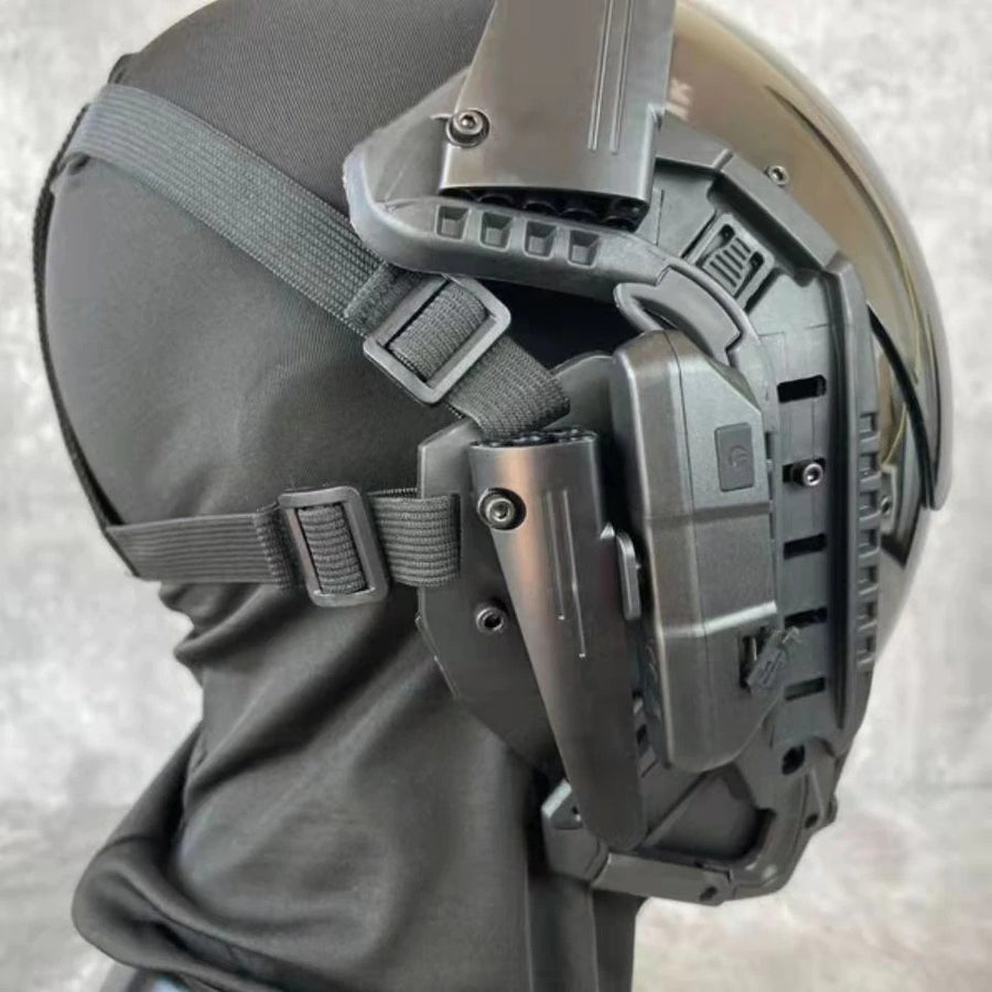 Loading image: Futuristic Helmet Cyberpunk | CYBER TECHWEAR®