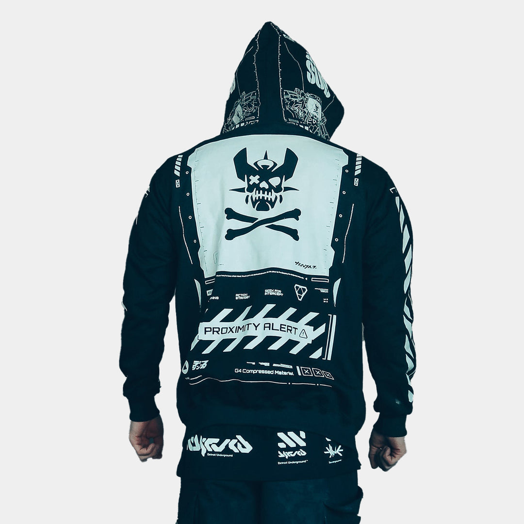 Graphic Techwear Coat