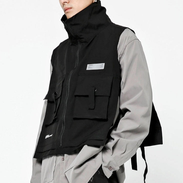 Zipper Techwear Vest | CYBER TECHWEAR®