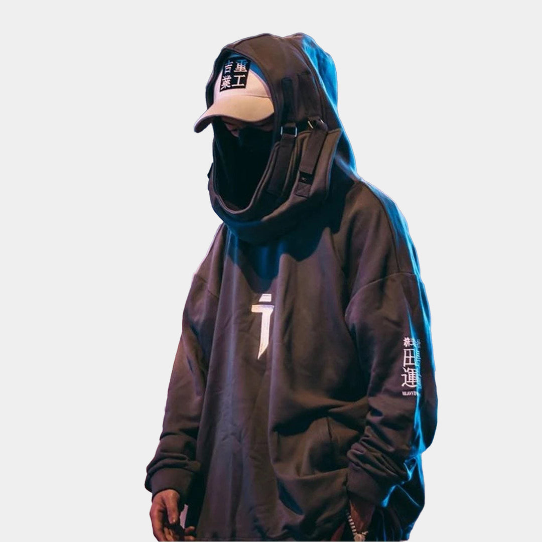 Loading image: Japanese Techwear Hoodie