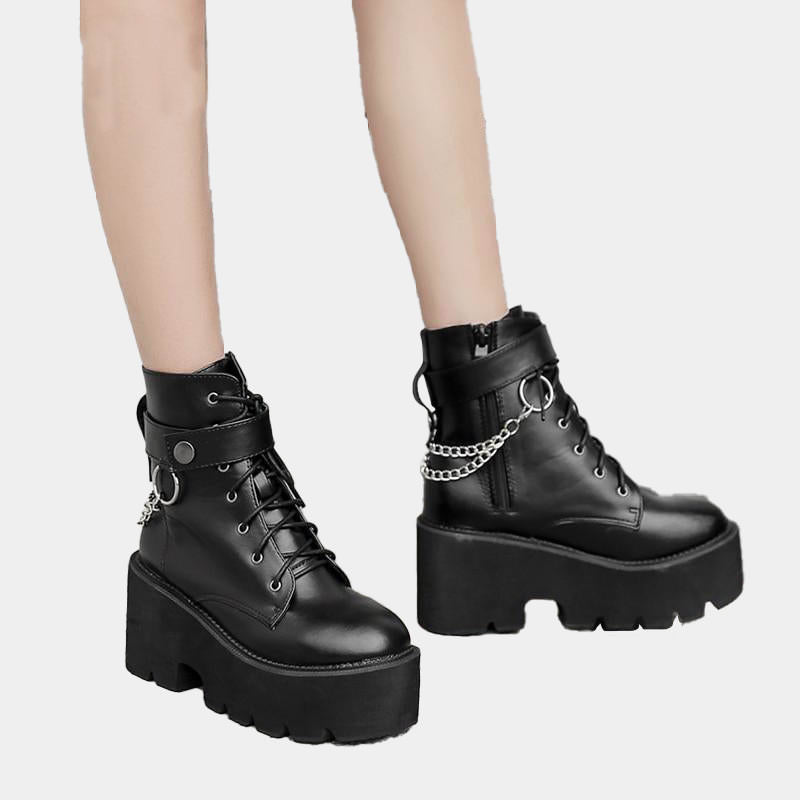Techwear Chain Boots | CYBER TECHWEAR®