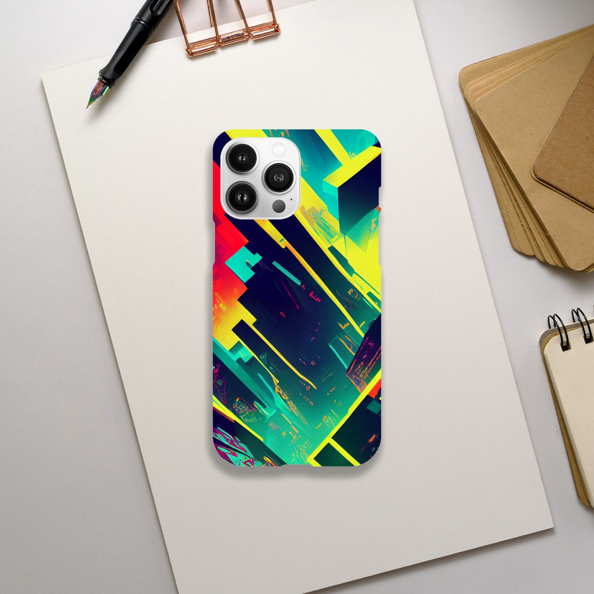 Psychedelic Cyberpunk Phone Case | CYBER TECHWEAR®