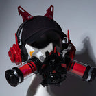 Red Cyberpunk Gas Mask | CYBER TECHWEAR®