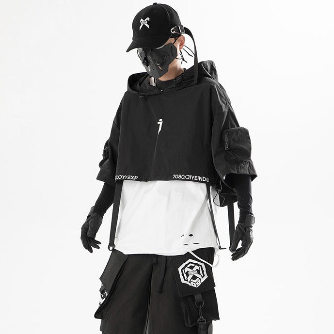 Techwear Short Jacket Summer – CYBER TECHWEAR