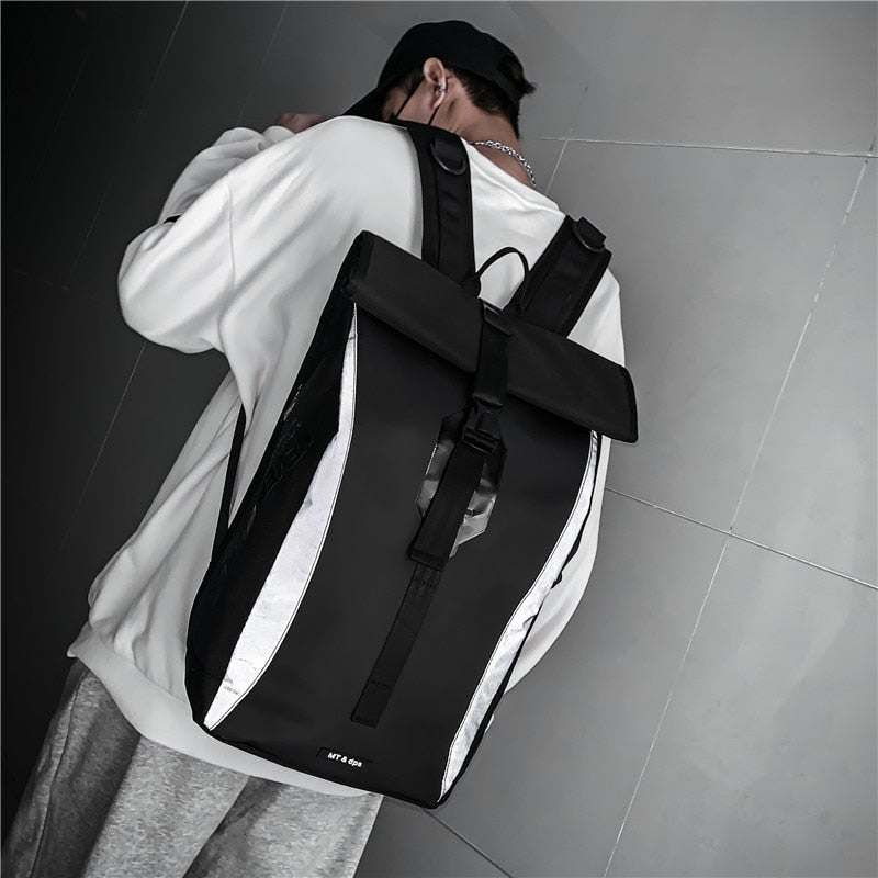 Reflective Techwear Backpack: Illuminate Your Urban Adventures – CYBER ...