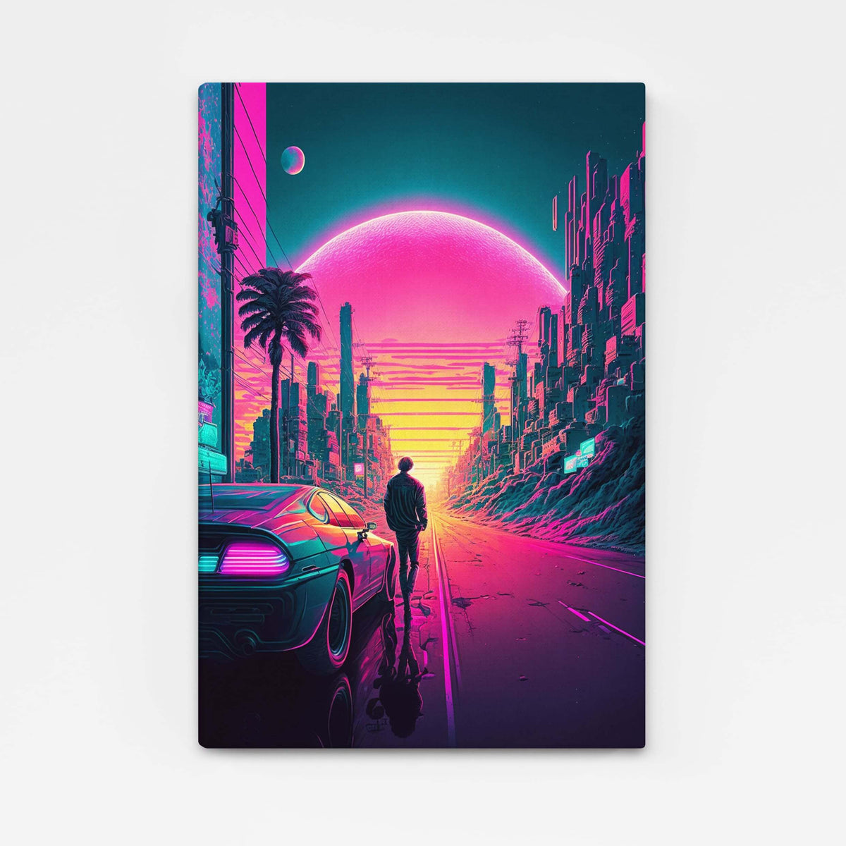 Arte Cyberpunk al atardecer | CIBER TECHWEAR® – CYBER TECHWEAR