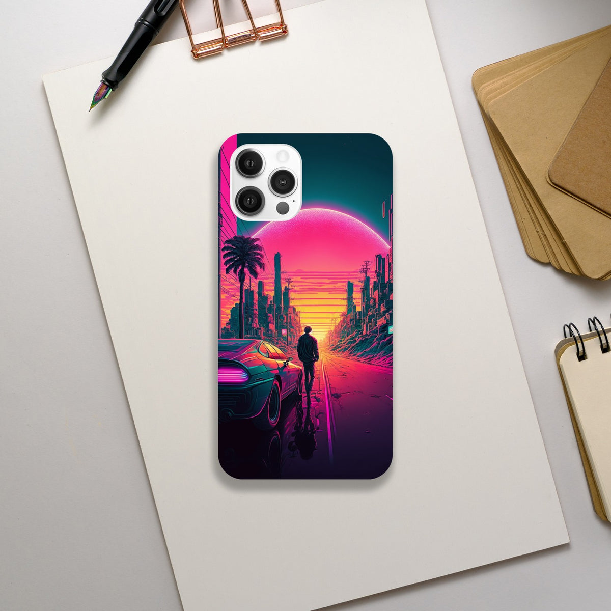 Sunset Cyberpunk Phone Case | CYBER TECHWEAR®