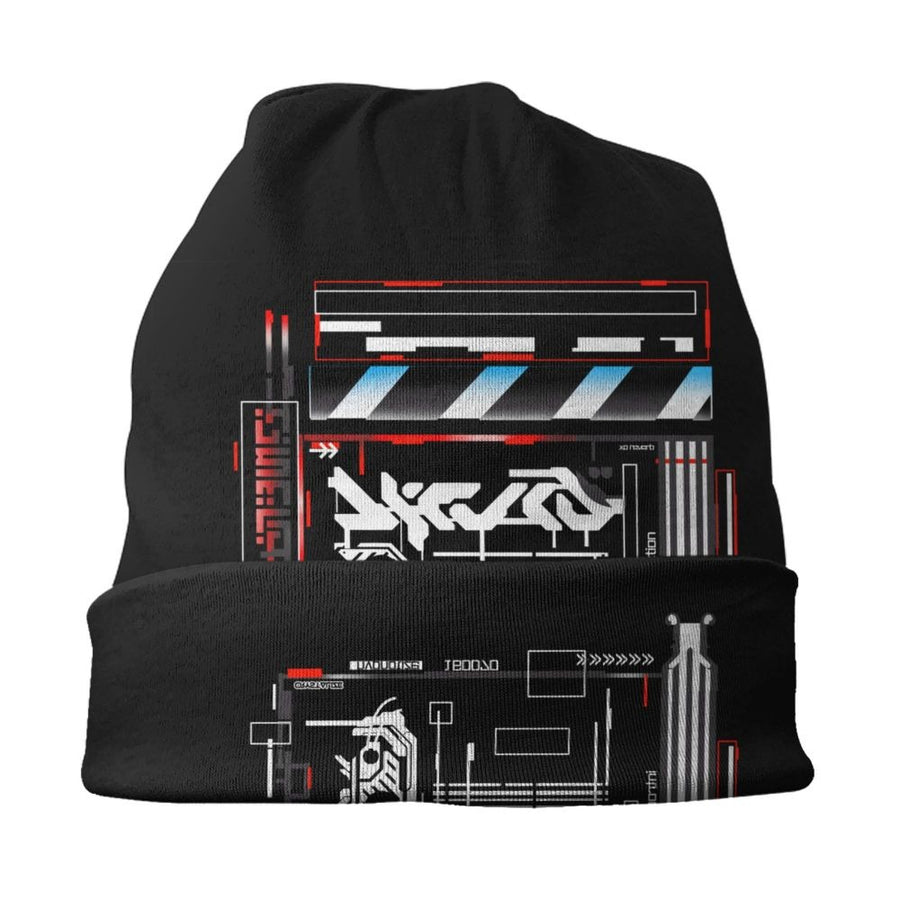 Loading image: Symbols Techwear Beanie | CYBER TECHWEAR®