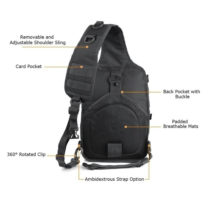 Techwear Sling Backpack | CYBER TECHWEAR®