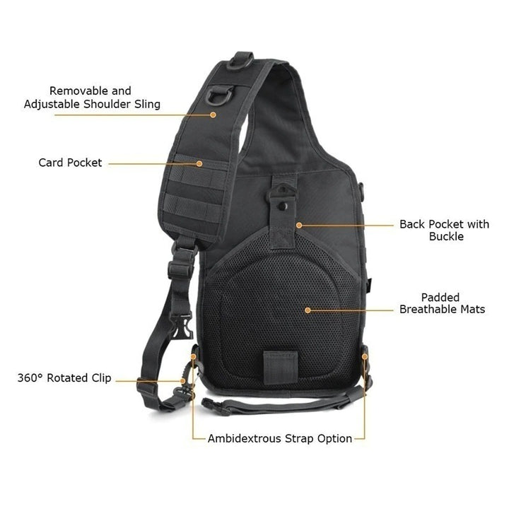 Techwear Sling Backpack | CYBER TECHWEAR®