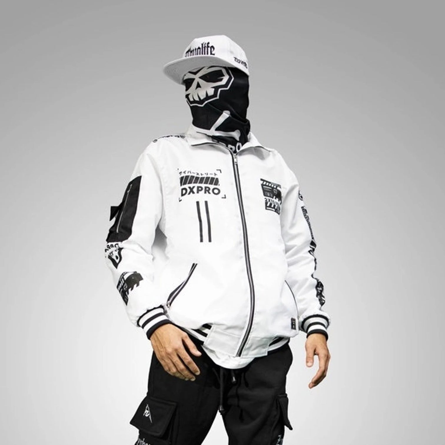 White Tech Wear Jacket | CYBER TECHWEAR®