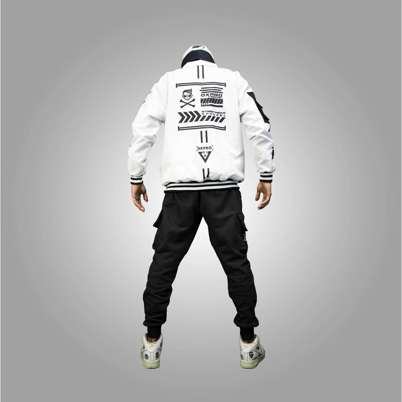 White Tech Wear Jacket | CYBER TECHWEAR®