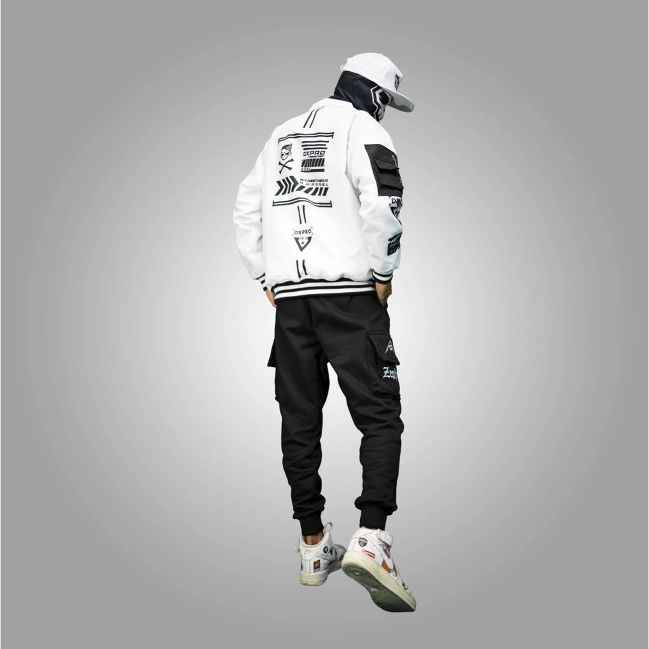 White Tech Wear Jacket | CYBER TECHWEAR®