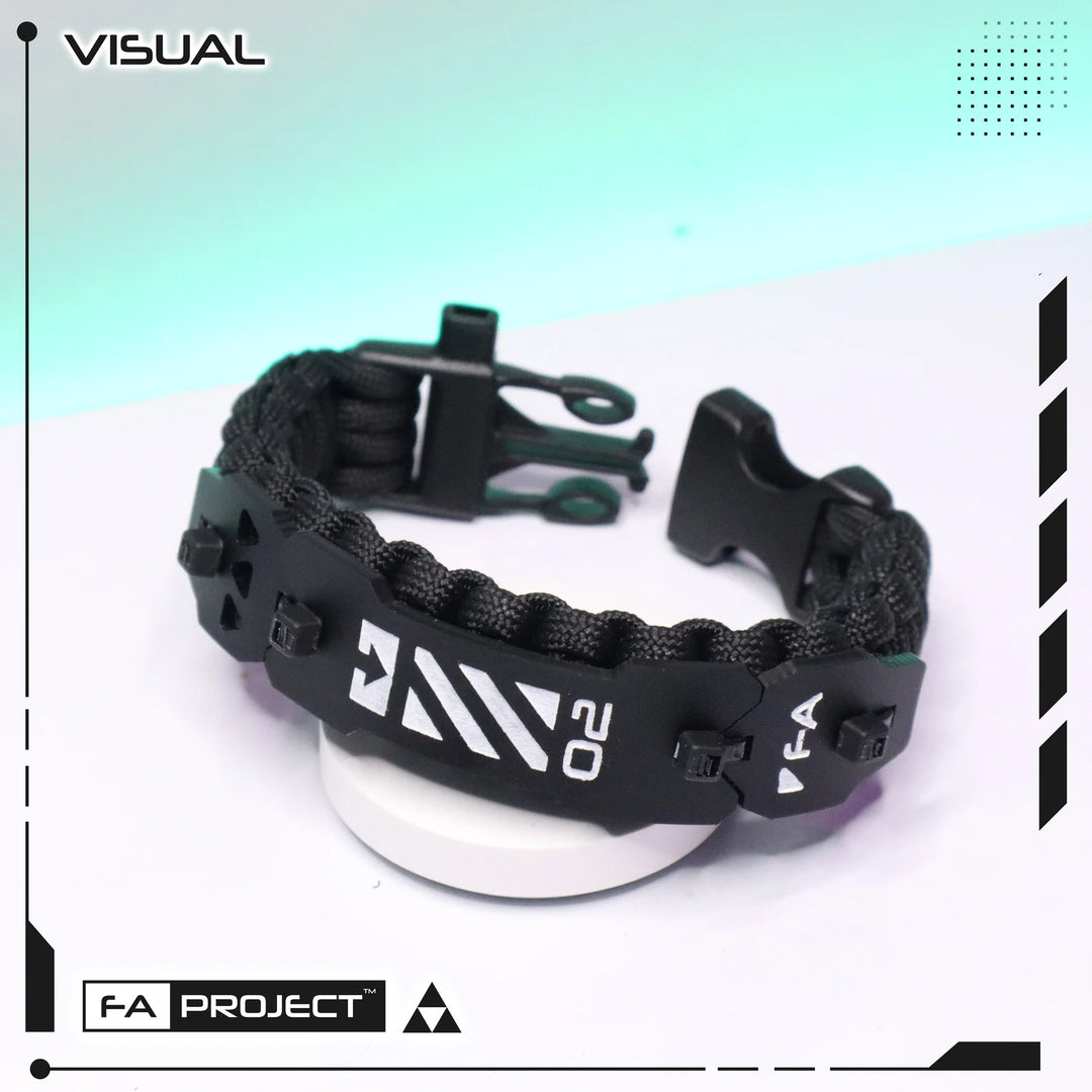 Black Techwear Bracelet | CYBER TECHWEAR®