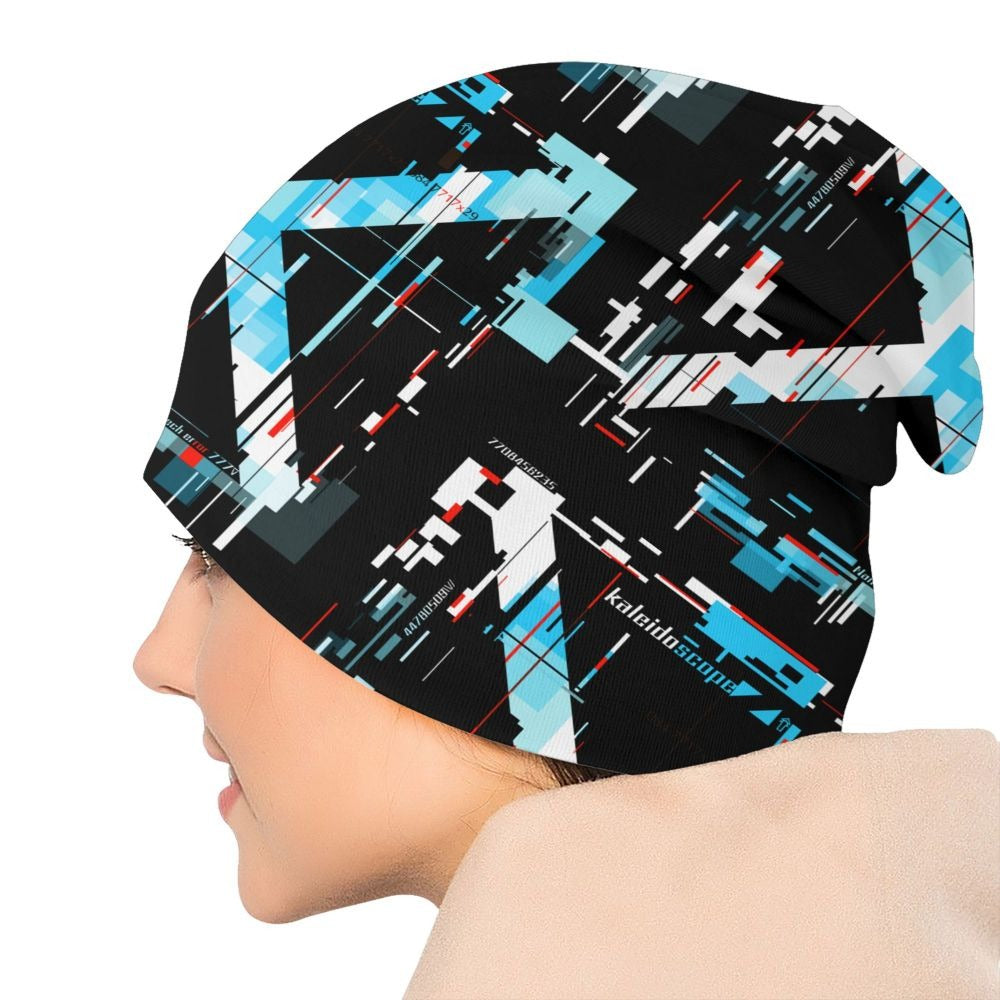 Blue Techwear Beanie | CYBER TECHWEAR®