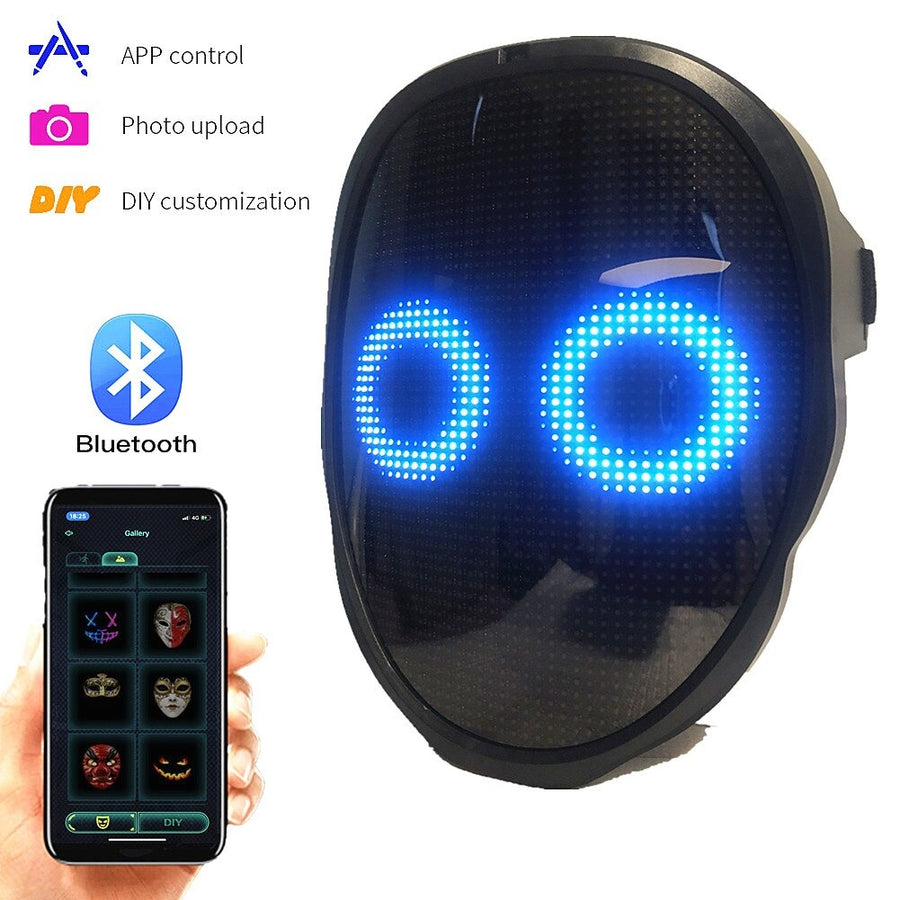 Cyberpunk LED mask | CYBER TECHWEAR®