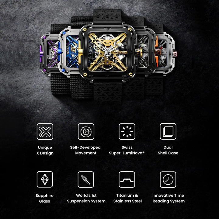 Mechanical Techwear Watch | CYBER TECHWEAR®