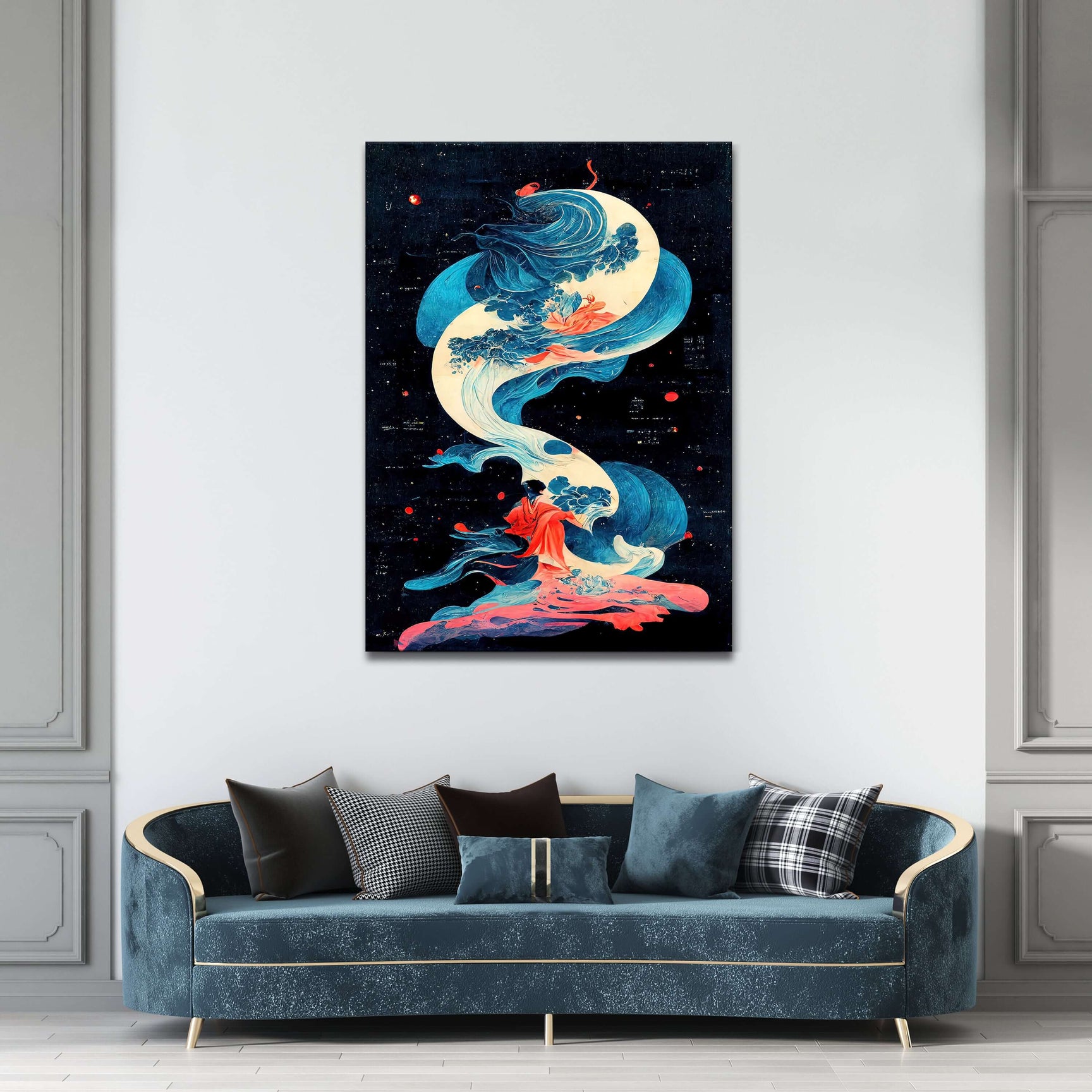 Cosmos Knowledge Canvas - Techwear Art | CYBER TECHWEAR®