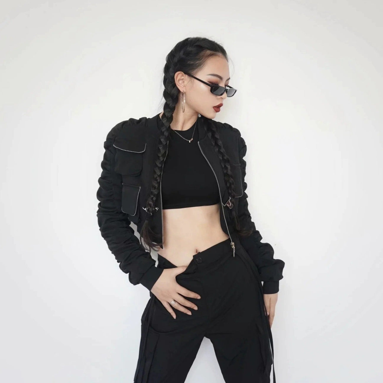 Loading image: Techwear Crop Jacket
