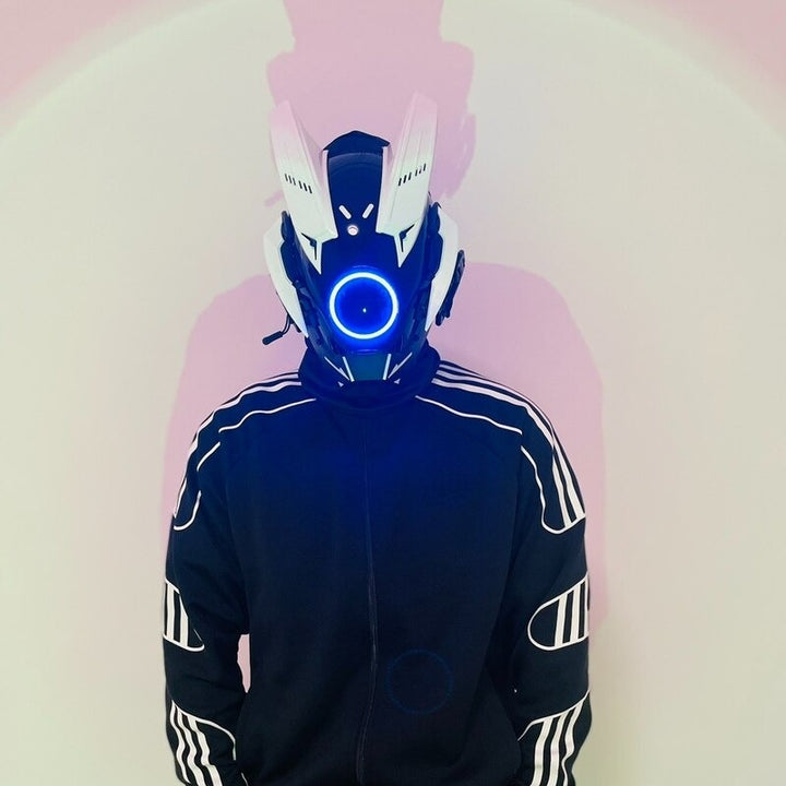 Loading image: Warrior Cyberpunk Helmet | CYBER TECHWEAR®