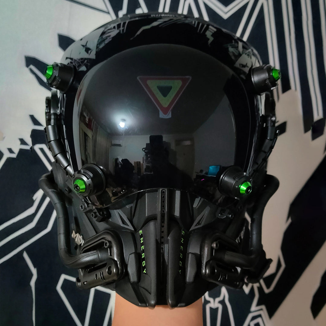 Cyberpunk Helmet Concept Art | CYBER TECHWEAR®
