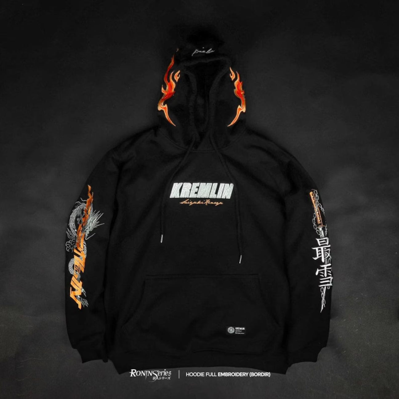 Embroidered Hoodie Tech Wear | CYBER TECHWEAR®